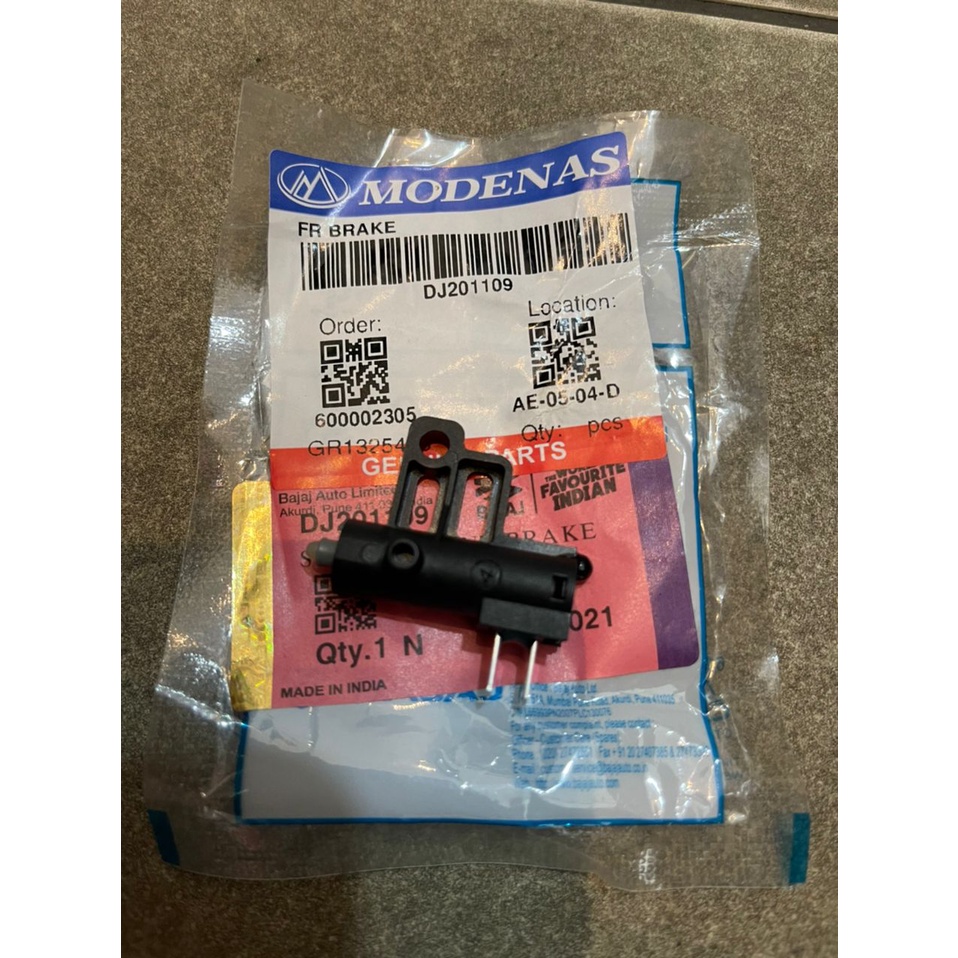 Modenas Pulsar NS200/ RS200/ Bajaj V15/ Dominar D400 Front Brake Switch ...