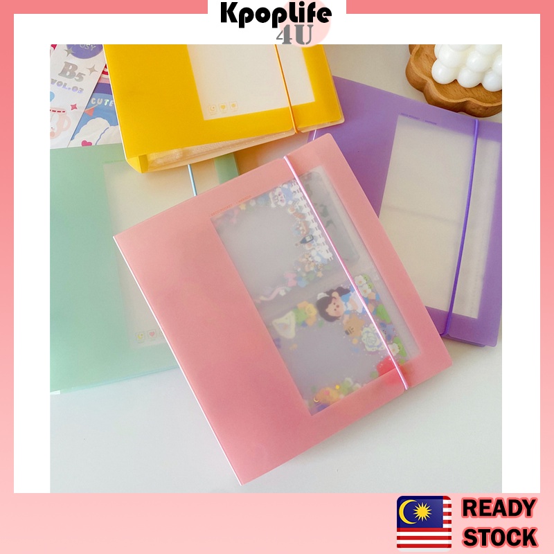 Kpop MINI PC Candy Binder Toploader Photocard Binder Instax Square Card ...