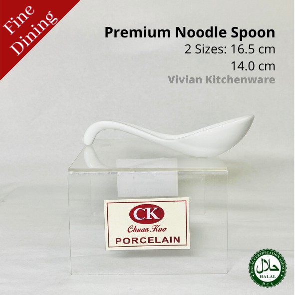 CK Porcelain Noodle Spoon 14.0cm/16.5cm [Ready Stock] | Shopee Malaysia