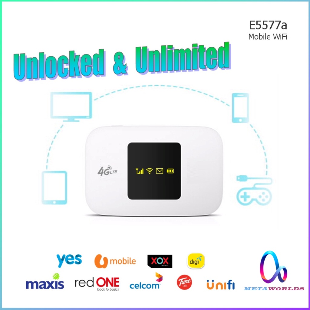 MODIFIED POCKET Wifi E5577 / D6 PRO 4G Pocket Portable Modem Wifi Mifi ...