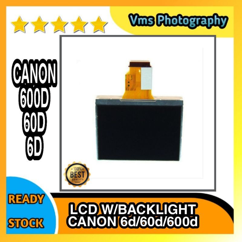 LAYAR Canon 600D Lcd With Backlight Just Install (Replacement Screen ...