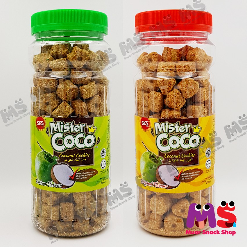 SKS FOOD Mister Coco Coconut Cookies / Biskut Kelapa Mini / 香脆椰子酥 ...