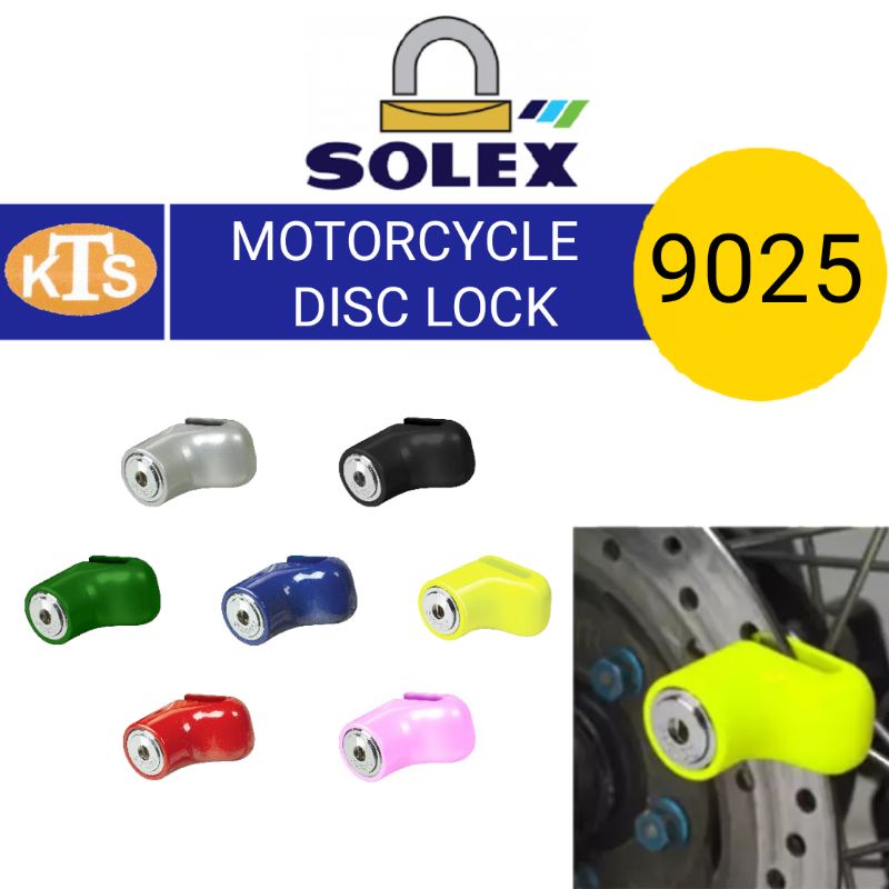 SOLEX 9025 MOTORCYCLE DISC LOCK | Shopee Malaysia