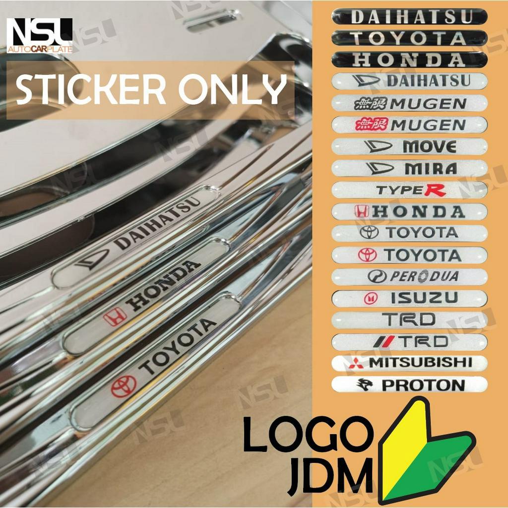 🔥READY STOCK🔥 Sticker Logo Casing JDM (1pcs) | Shopee Malaysia