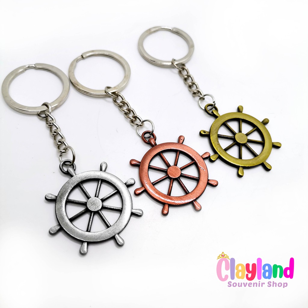 Steering Wheel Navy Seal Sailor Keychain Birthday Souvenir | Shopee ...