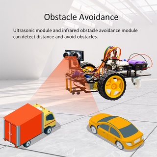 LAFVIN 2WD Smart Robot Car Chassis Kit for Arduino R3 with Tutorial DIY ...