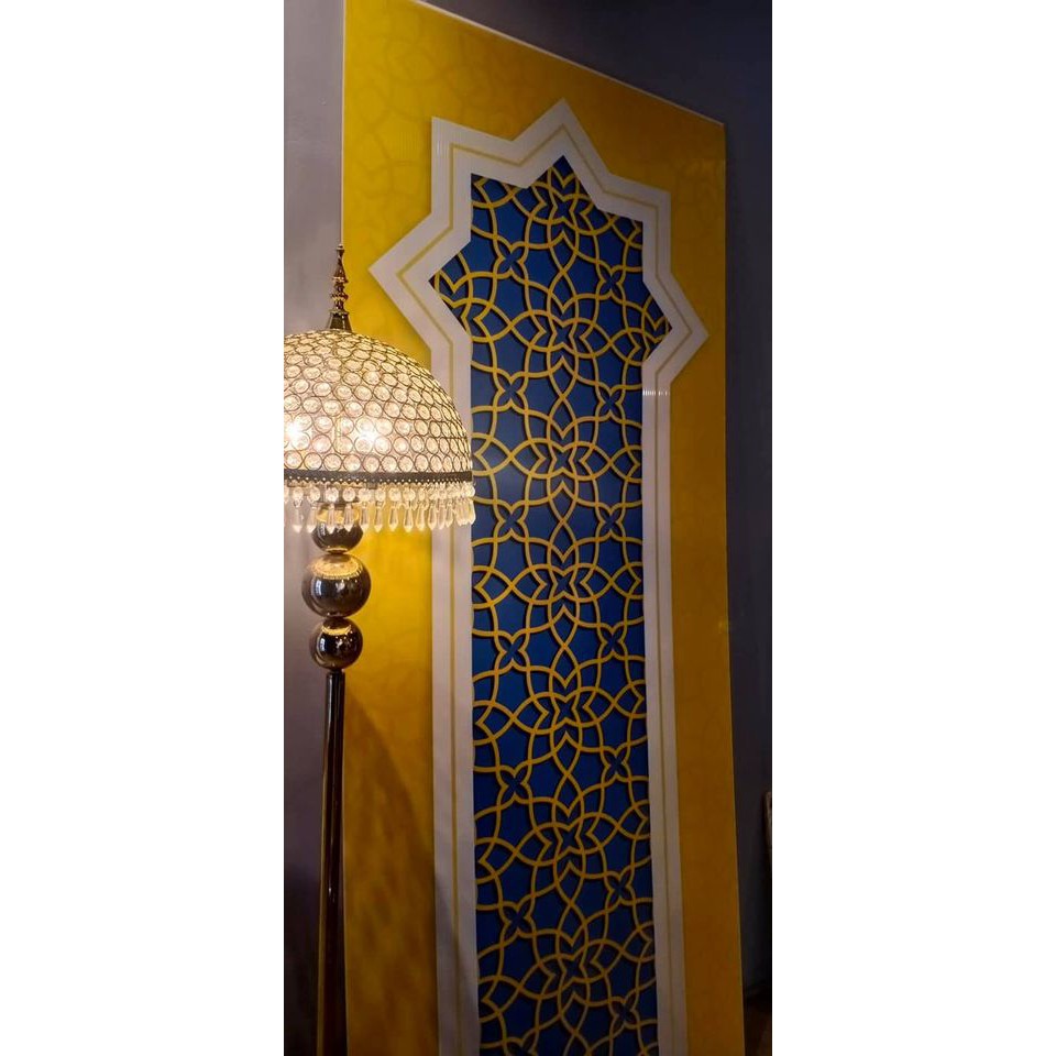 mihrab surau / islamic printboard / islamic pvcboard /dekor bilik solat ...