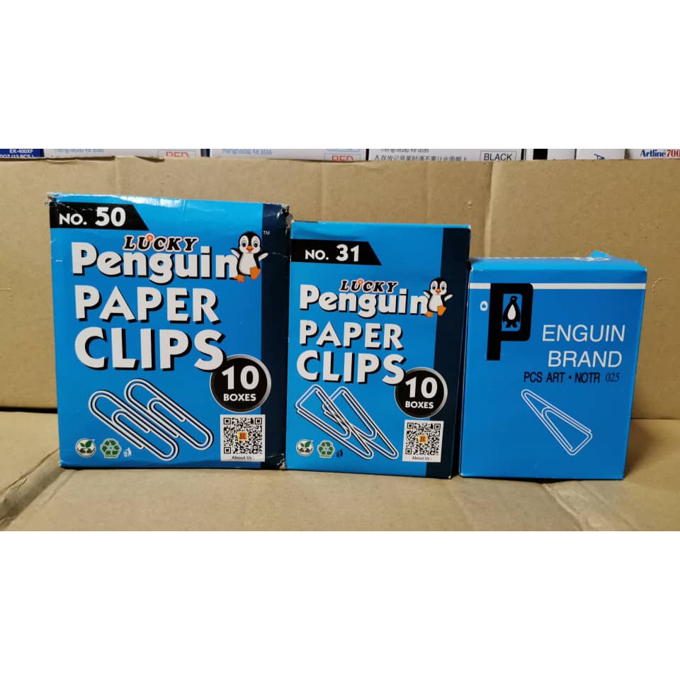 Penguin Triangle Clip 25mm / 31mm / 50mm | Shopee Malaysia