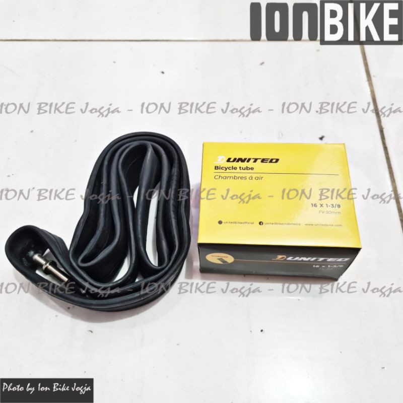 United inner tube 16 x 1 3/8 FV 349 - inner tube 16+ 16 plus for ...