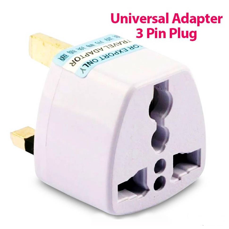 Universal 3 Pin Adapter Plug Malaysia China British Europe Travel ...
