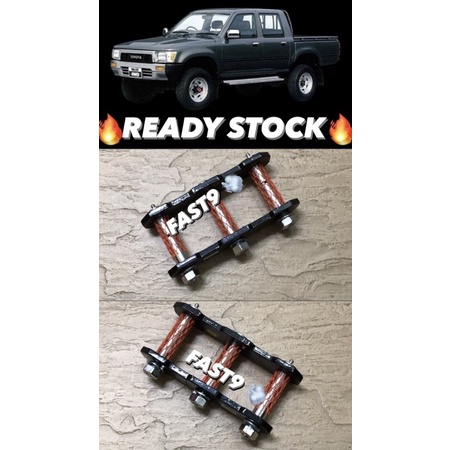 TOYOTA HILUX LN106 LN65 REAR SHACKLE KIT EXTRA LONG / BELAKANG SHACKLE ...