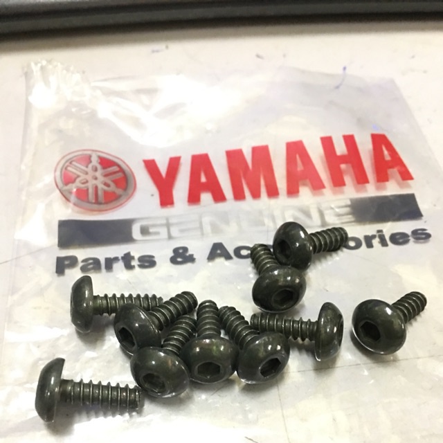 yamaha lc135 y15 y15zr m5 （10pc ）screw coverset bodyset body set screw ...
