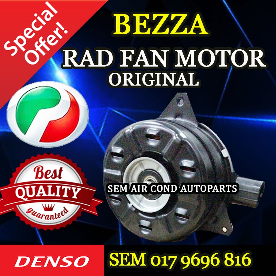 PERODUA BEZZA ORIGINAL DENSO ND RAD/ RADIATOR FAN MOTOR (CAR AIRCOND ...