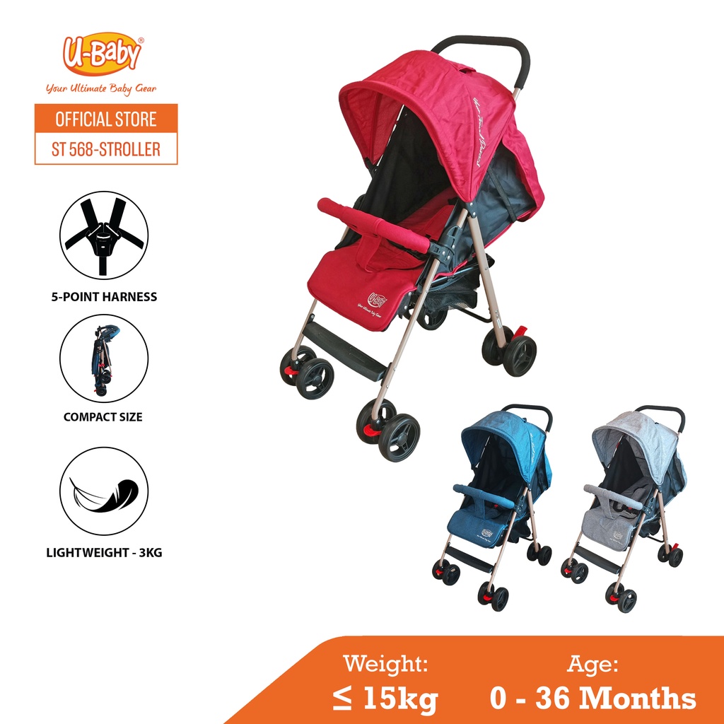 U-Baby UW-ST 568 Compact Baby Stroller | Shopee Malaysia