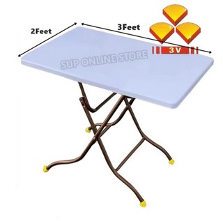 3V Plastic Rectangular Folding Table 2x3 / Study Table / Restaurant ...