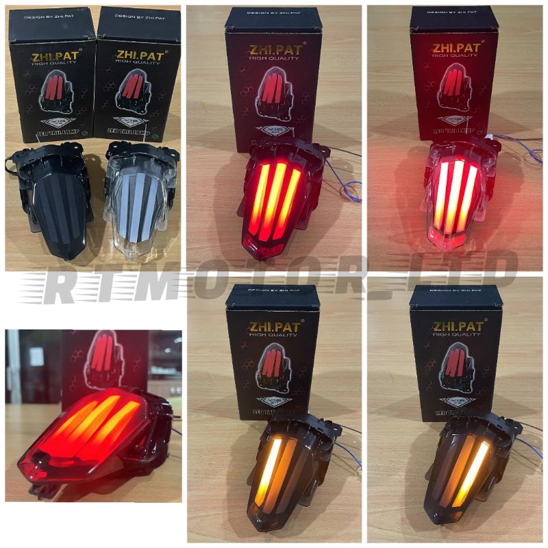 Y16ZR LC V8 T LED TAIL LAMP LC135 V6 Y16 LAMPU BELAKANG LED | Shopee ...