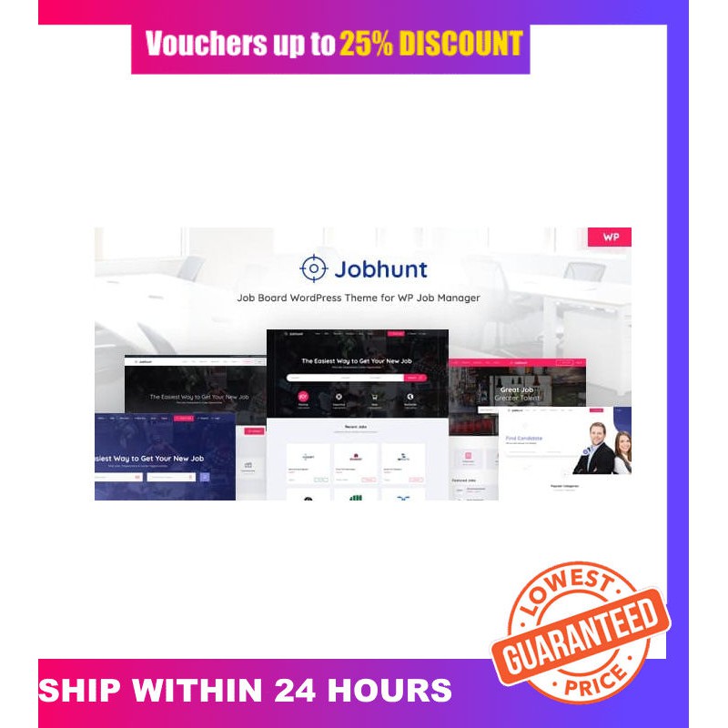 [limited Edition] Jobhunt Job Board Wordpress Theme For Wp Job Manager Shopee Malaysia