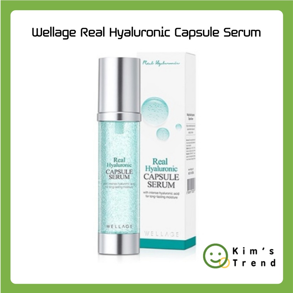 [Wellage] Real Hyaluronic Capsule Serum (50ml) Facial Essence Korean ...