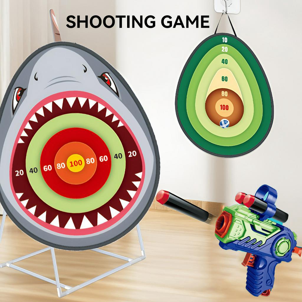 1 Piece Children's Dart Board Sticky Ball Toy Soft Target Heart ...
