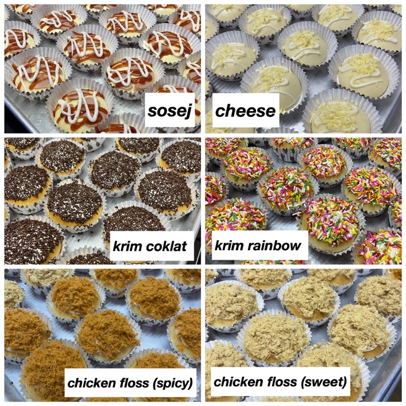 [ HOT ITEMS ] ROTI BAJET, BUDGET BUN (100% tepung high protein ...