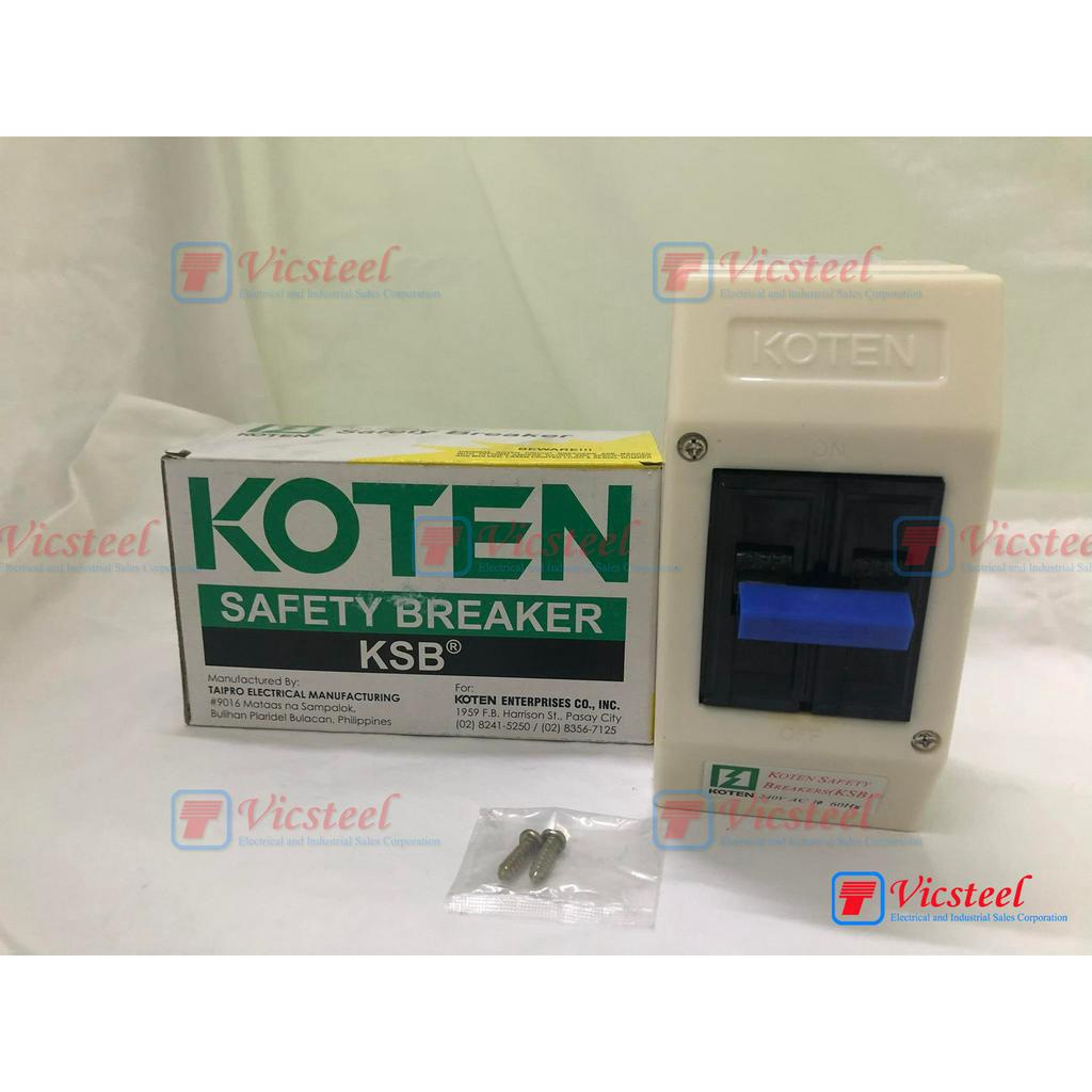 Koten KSB Safety Breaker 15 amp 20 amp 30 amp 40 amp 60 amp bolt on ...