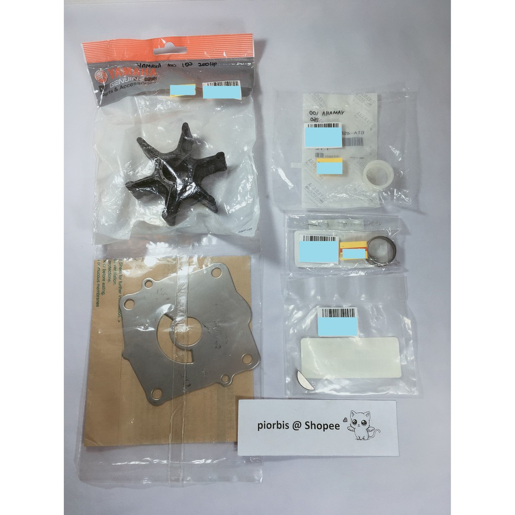 ORIGINAL YAMAHA 150HP UNTIL 200HP WATER PUMP IMPELLER OUTBOARD BOAT ...