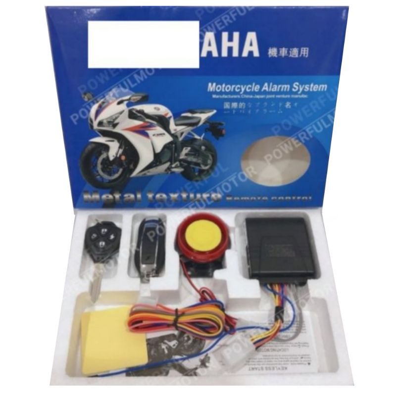 ALARM MOTORCYCLE SYSTEM SECURITY REMOTE AUTO START ENGINE HONDA ...