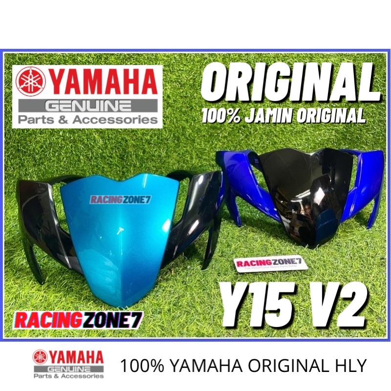 100% YAMAHA ORIGINAL HLY Y15 V2 Handle Bar Cover/ Visor Cap/ Exciter 150 handle Top Upper Cover ...