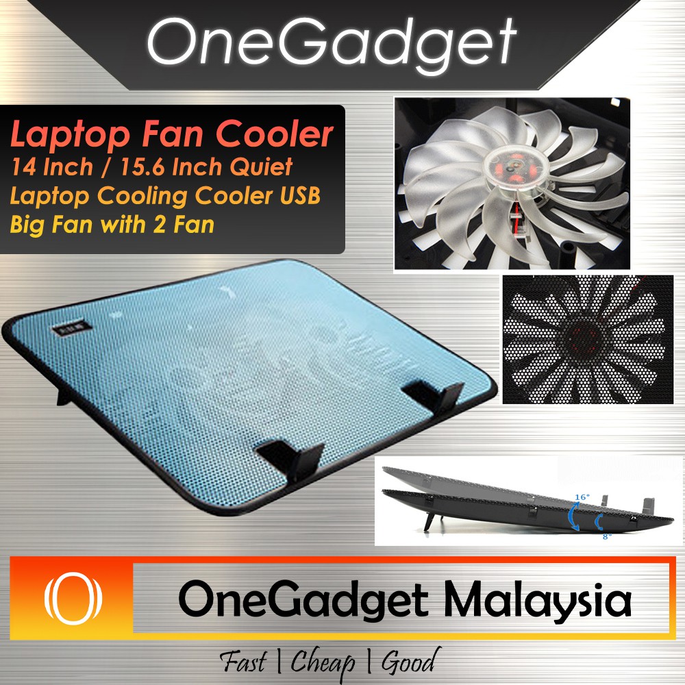 [🔥READY STOCK🔥]Onegadget LCF 14 Inch / 15.6 Inch Quiet Laptop Cooling ...