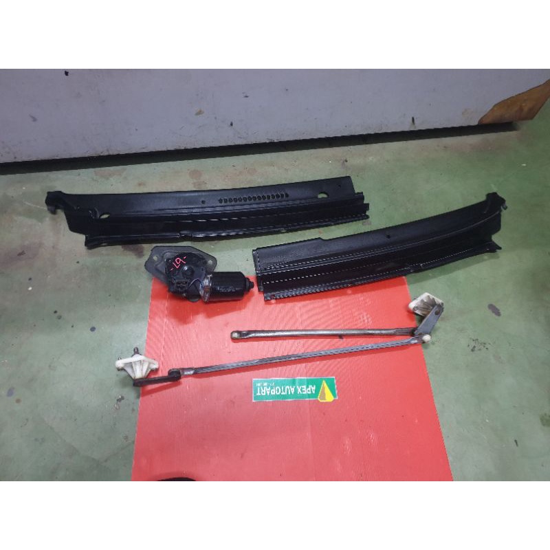 🔰 PAKEJ COMPLETE 🇯🇵 motor wiper daihatsu + linkage + cover ORIGINAL ...