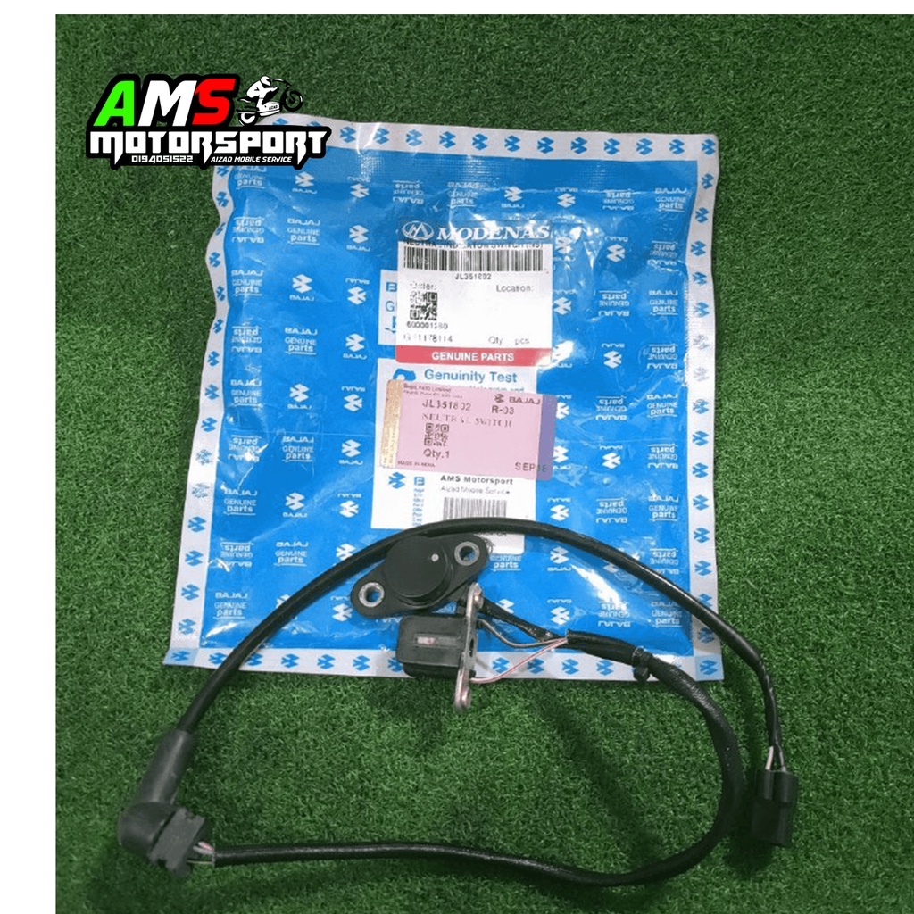 NEUTRAL INDICATOR SWITCH ( JL351802 ) ( CRANKCASE LH ) PULSAR NS200 ...