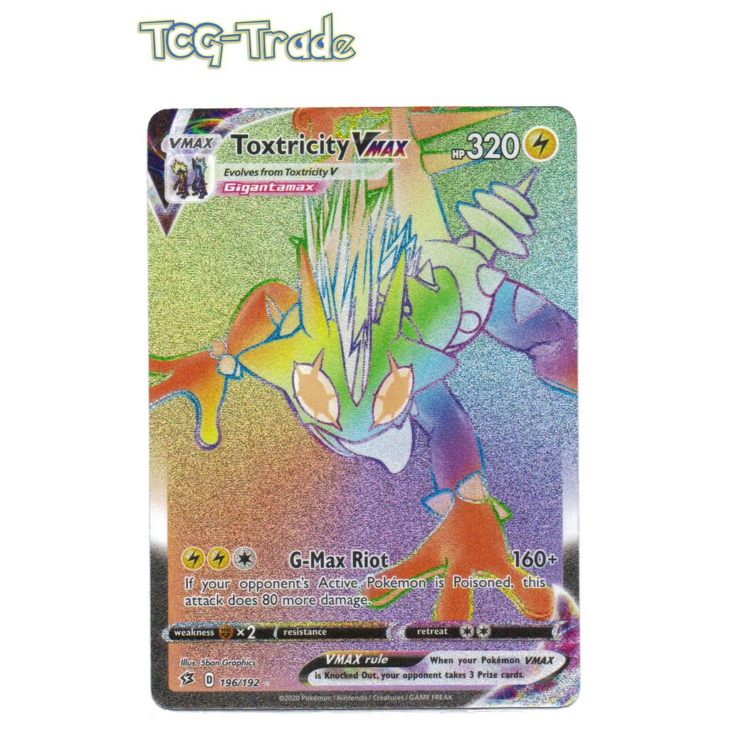 [Pokemon TCG Singles] SS2 Rebel Clash - 196/192 Toxtricity VMAX - Hyper ...