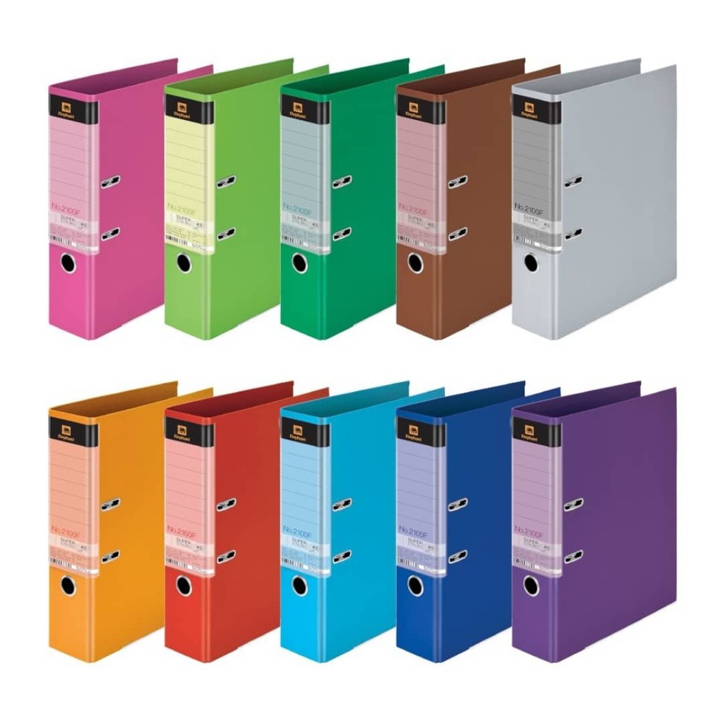 2100F Elephant 3" F4 Color Lever Arch File (Super Strong) | Shopee Malaysia