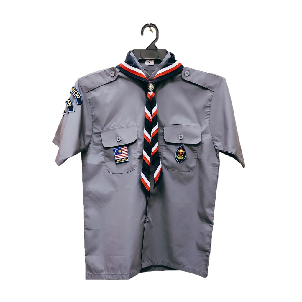 UNIFORM PENGAKAP/SCOUT UNIFORM/SHORT SLEEVE/LENGAN PENDEK | Shopee Malaysia