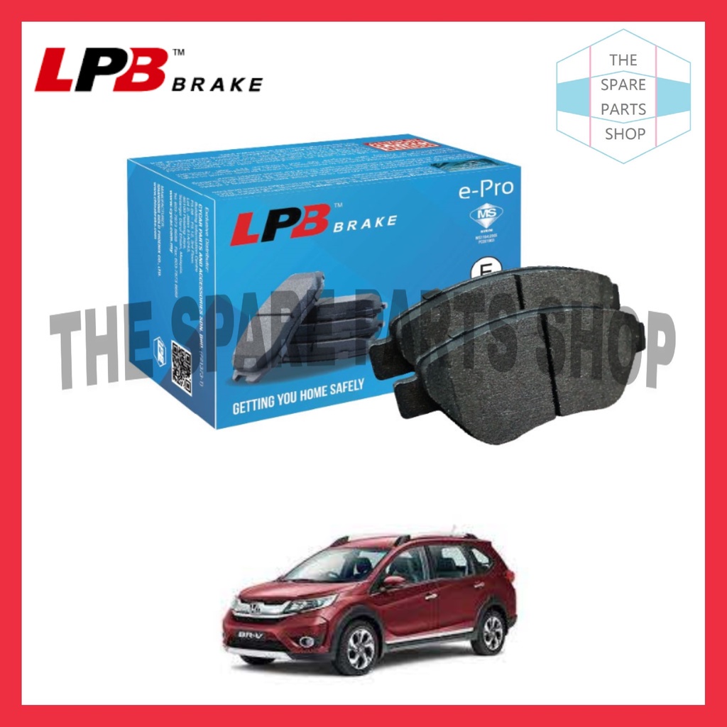 HONDA BRV 1.5 2017~ FRONT LPB DISC BRAKE PAD (A18150) | Shopee Malaysia