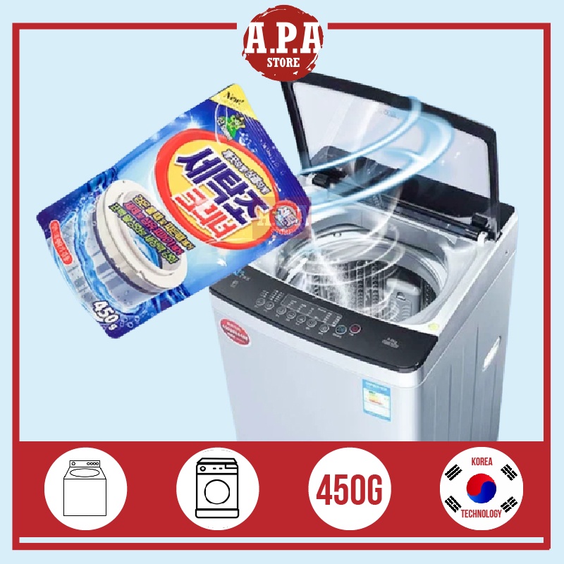 APA Korea Washing Machine Cleaner Drum Tub Cleaner 450g Stain Remover ...