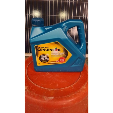 Perodua Axia Engine oil 0w20 Fully Synthetic 3L | Shopee Malaysia