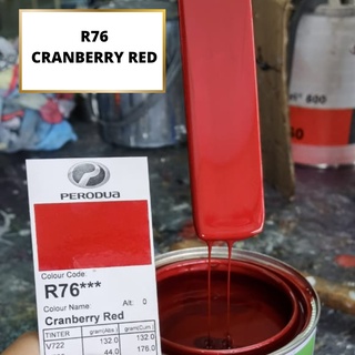 PERODUA MYVI - R76** CRANBERRY RED - 2K Paint / Cat Bancuh Kereta ...