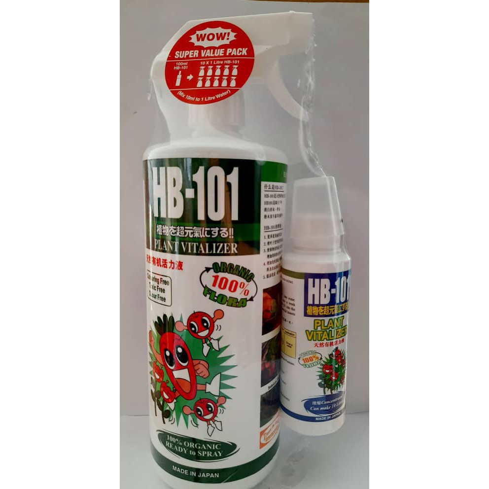 HB-101 1000ML Japan ready use Fertilizers with 100ML concentrate 1:10 Baja Air baja bunga baja ...