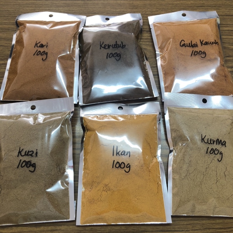 KSM Rempah Kari, Ikan, Kerutub, Kuzi, Gulai Kawah, Kurma, Dalca -100G ...