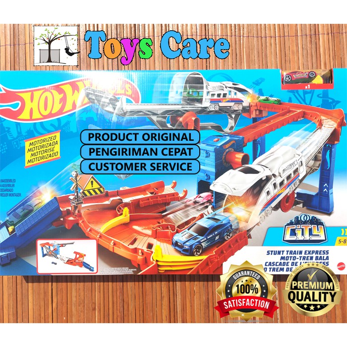 Hot WHEELS TRACK CITY STUNT TRAIN EXPRESS PLAYSET - ORIGINAL MATTEL ...