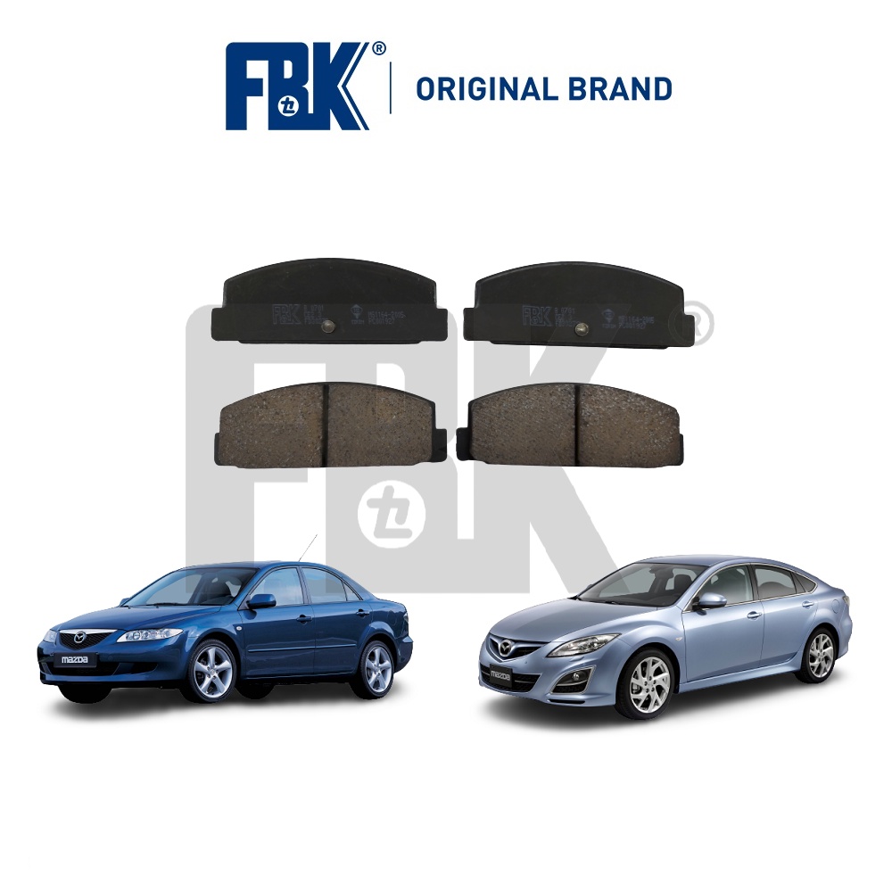 FBK Disc Brake Pad Rear - Mazda 6 GG GH Premacy CP RX-7 FC | Shopee ...