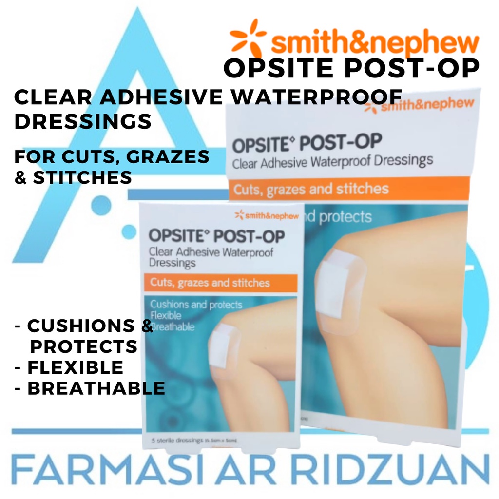 Opsite Post-Op Clear Adhesive Waterproof Dressings | Shopee Malaysia