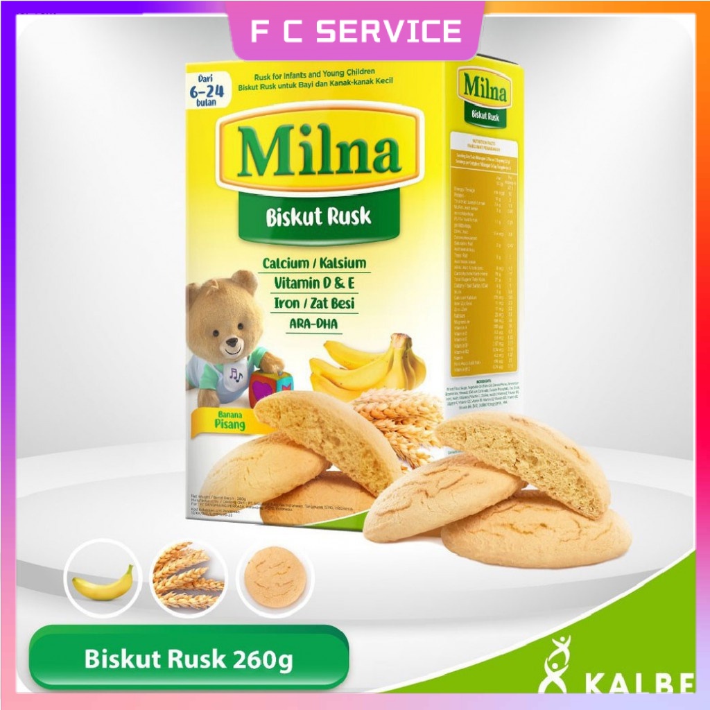 Milna Baby Rusk Banana (260g) | Shopee Malaysia