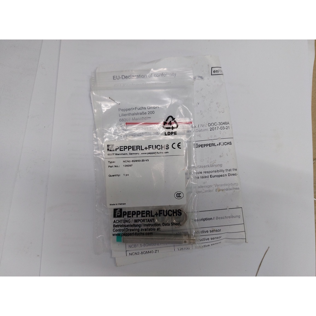 Pepperl Fuchs Inductive Sensor Ncn2 8gm50 Z0 V3 Shopee Malaysia