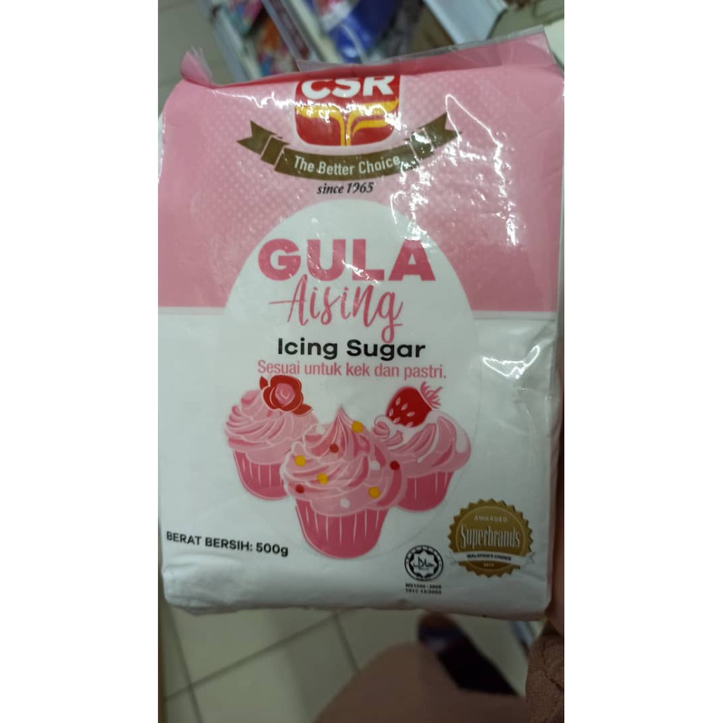 CSR ICING SUGAR 500G | GULA AISING CSR (HALAL) | Shopee Malaysia