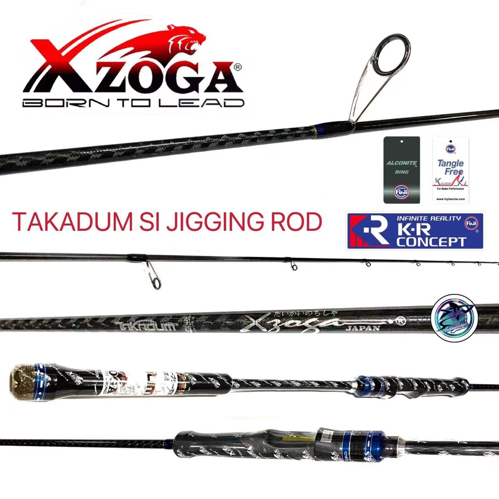 XZOGA TAKADUM SPINNING/BAIT CASTING ROD TAKA-SI / TAKA-JI (BOTTOM ROD ...