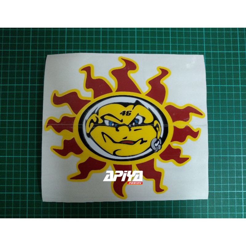 STICKER MATAHARI ROSSI 46 YAMAHA | Shopee Malaysia