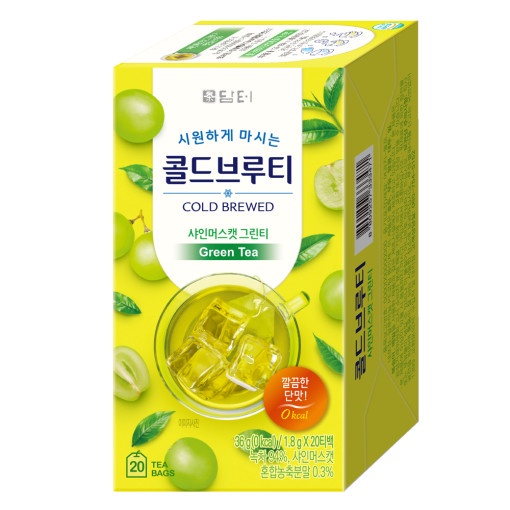 [Damtuh] Cold Brewed tea Strawberry Hibiscus Peach & Fashion Fruits ...