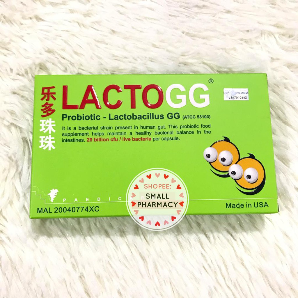 LactoGG Probiotics 30's capsules (lacto GG) 401039 Exp: 11/26 | Shopee ...